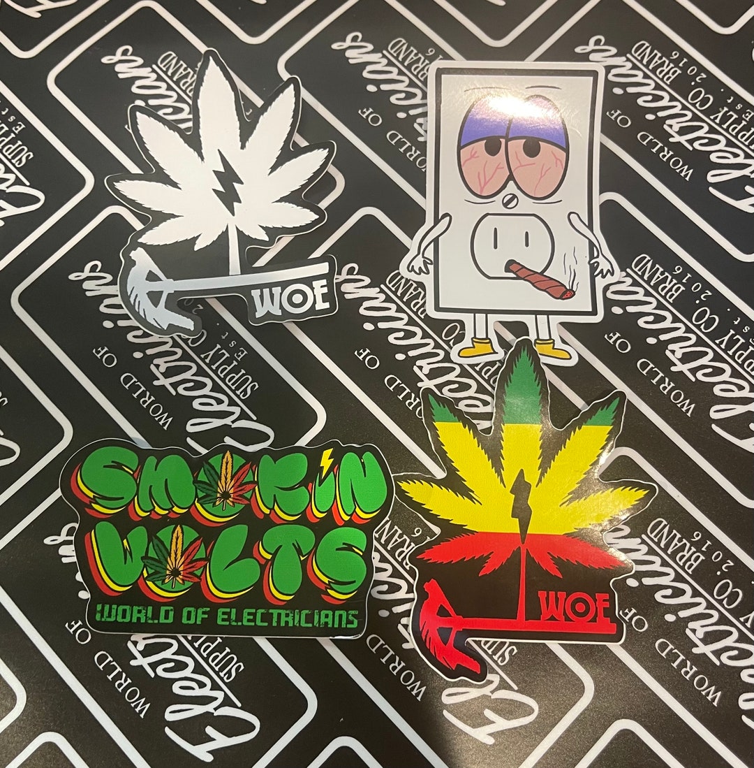 420 Sticker Pack (4 Piece) - Etsy