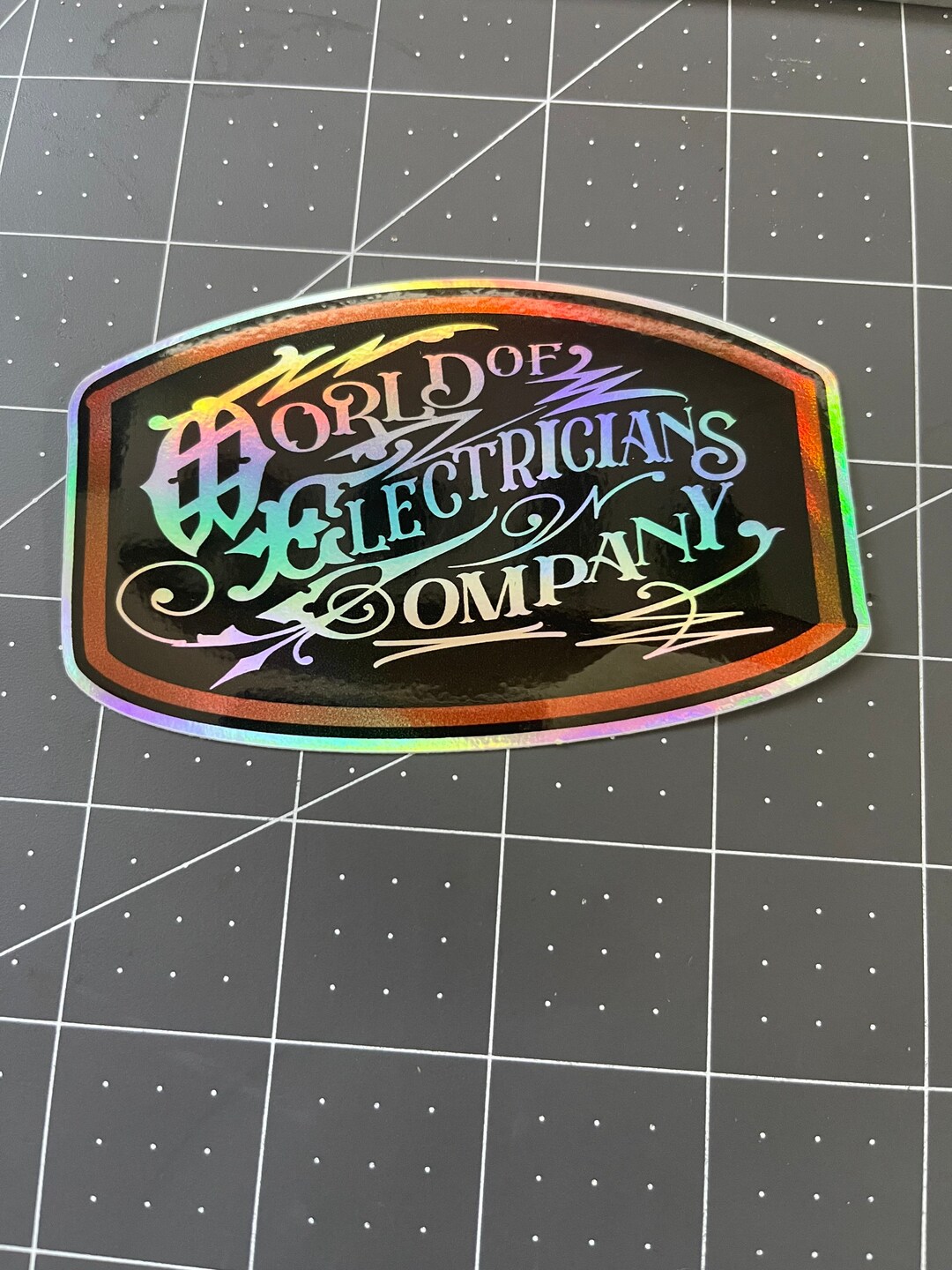 Woe Krew Holo Sticker 4” - Etsy