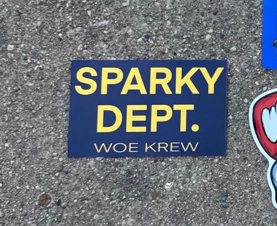 Sparky Department Sticker “4 - Etsy