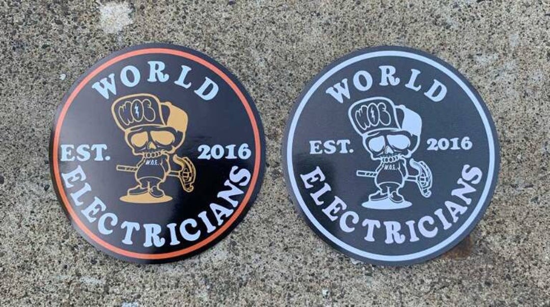 Woe 4" Stickers Set of Two - Etsy