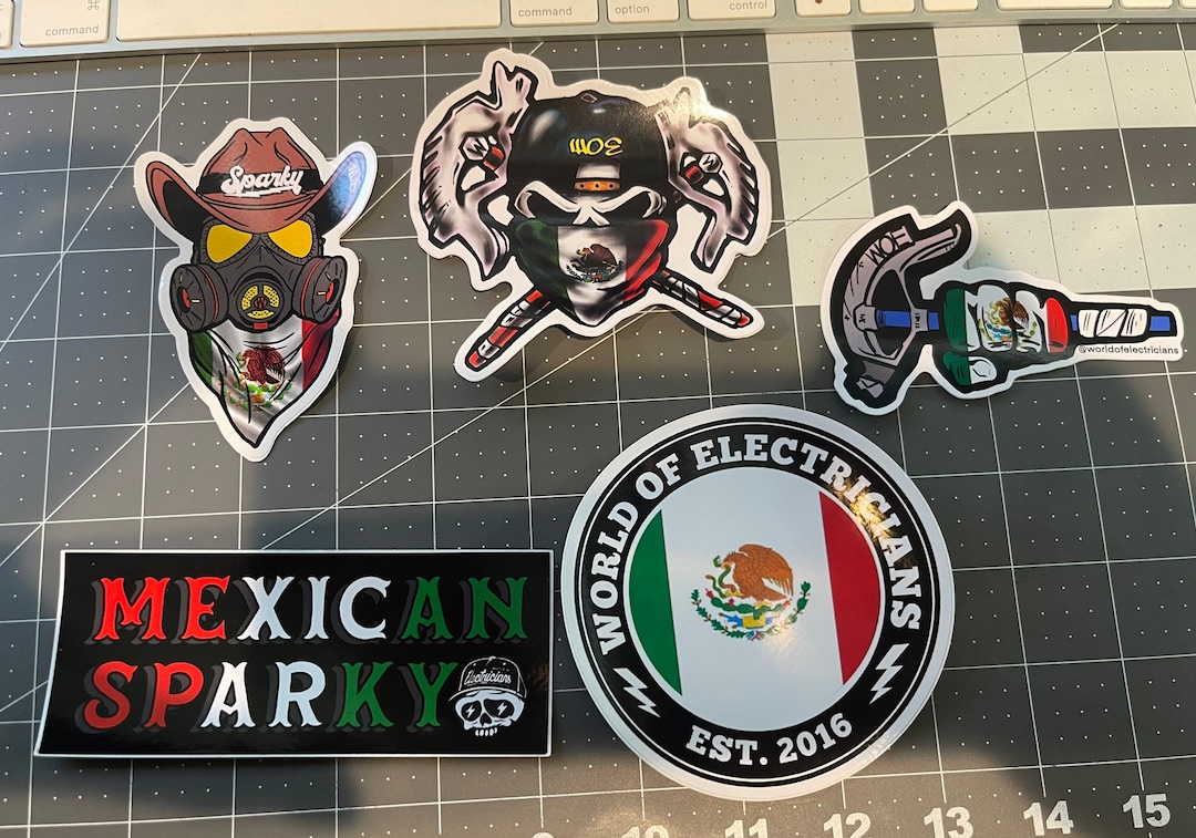 Mexico Themed Sticker Pack (5 Pack) - Etsy
