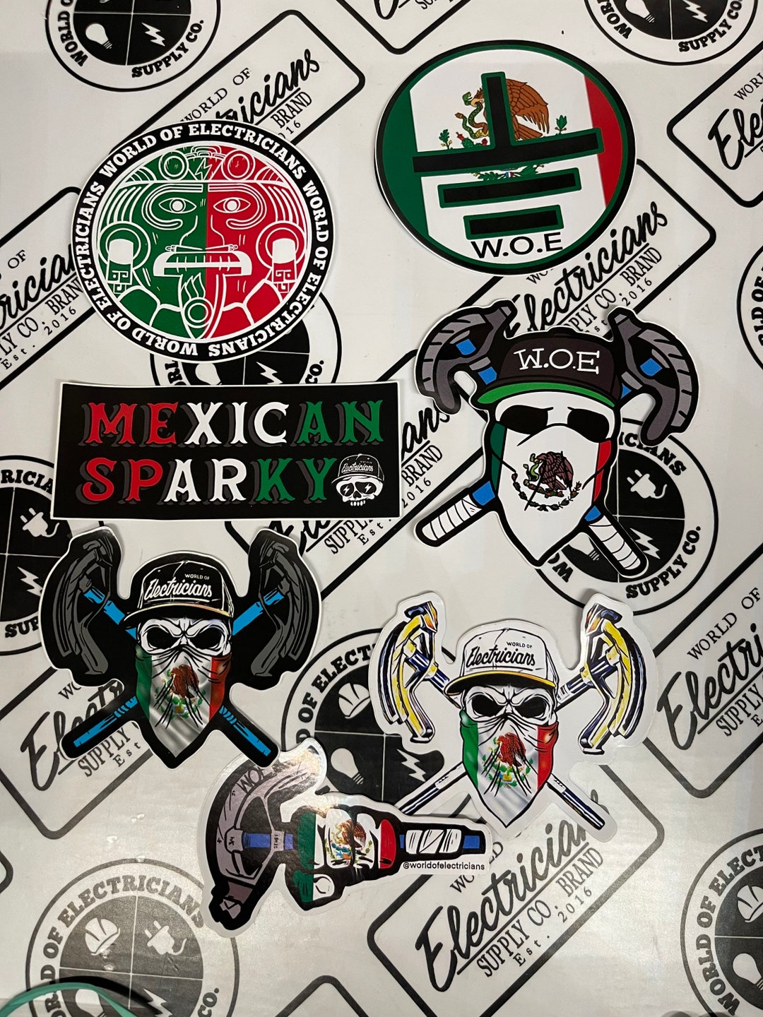 Mexican Sticker Pack 7 Piece - Etsy