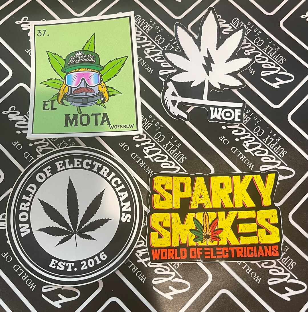 420 Sticker Pack (4 Piece) - Etsy