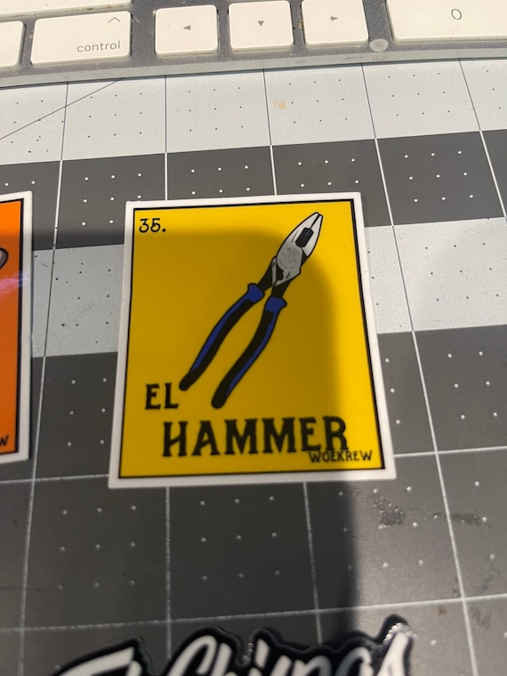 Hard Hat Sticker 2.5 laminated | Etsy