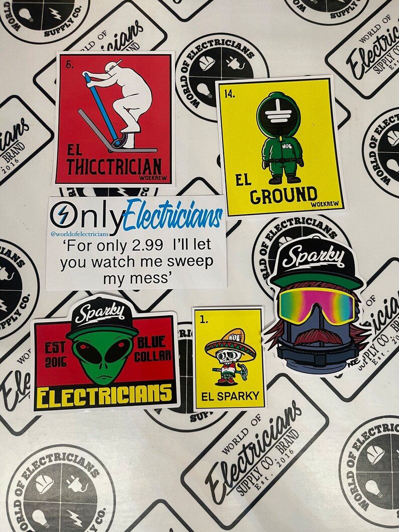 Sticker Pack (6 Piece) 4” - Etsy