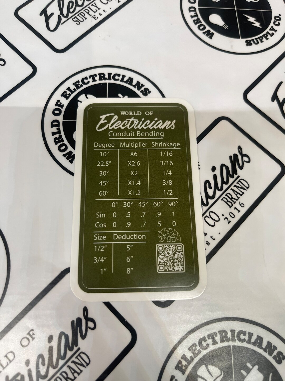 Electrician Conduit Bender Sticker ( Laminated ) Electricians Logo ...
