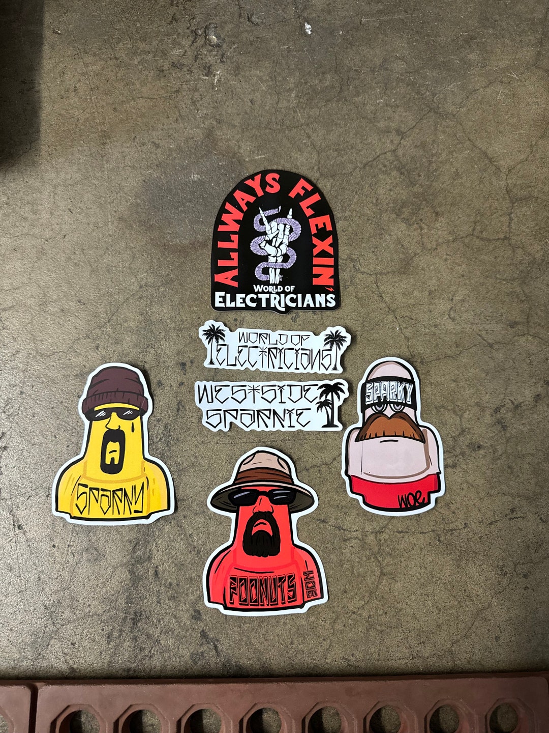 Foo Sticker Pack (6 Pack ) - Etsy