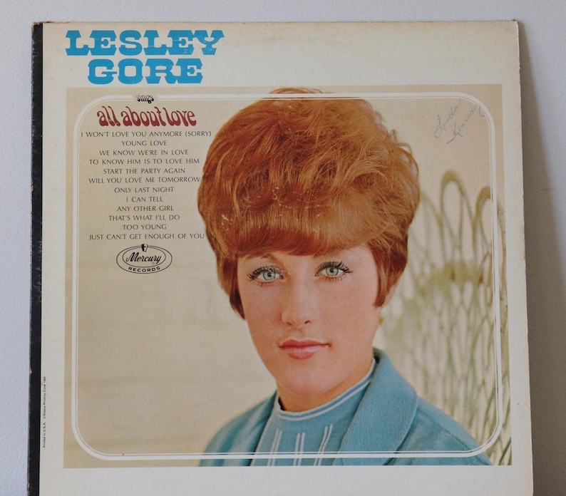 Lesley Gore - All About Love LP - 1966 Vintage Vinyl Record - Etsy