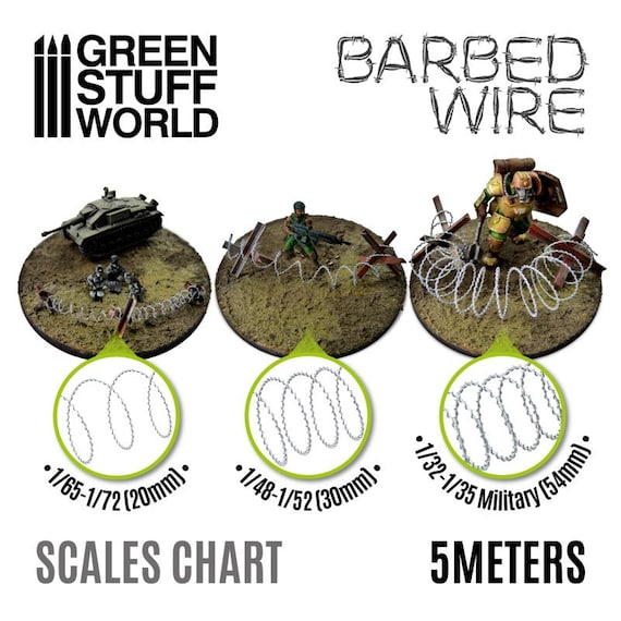 Scale Model Barbed Wire