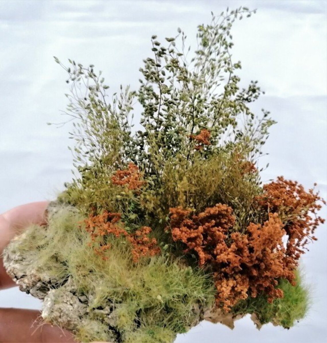 Bush Busted Farmer Mini Bush Red Autumnal Scenic Elements for - Etsy