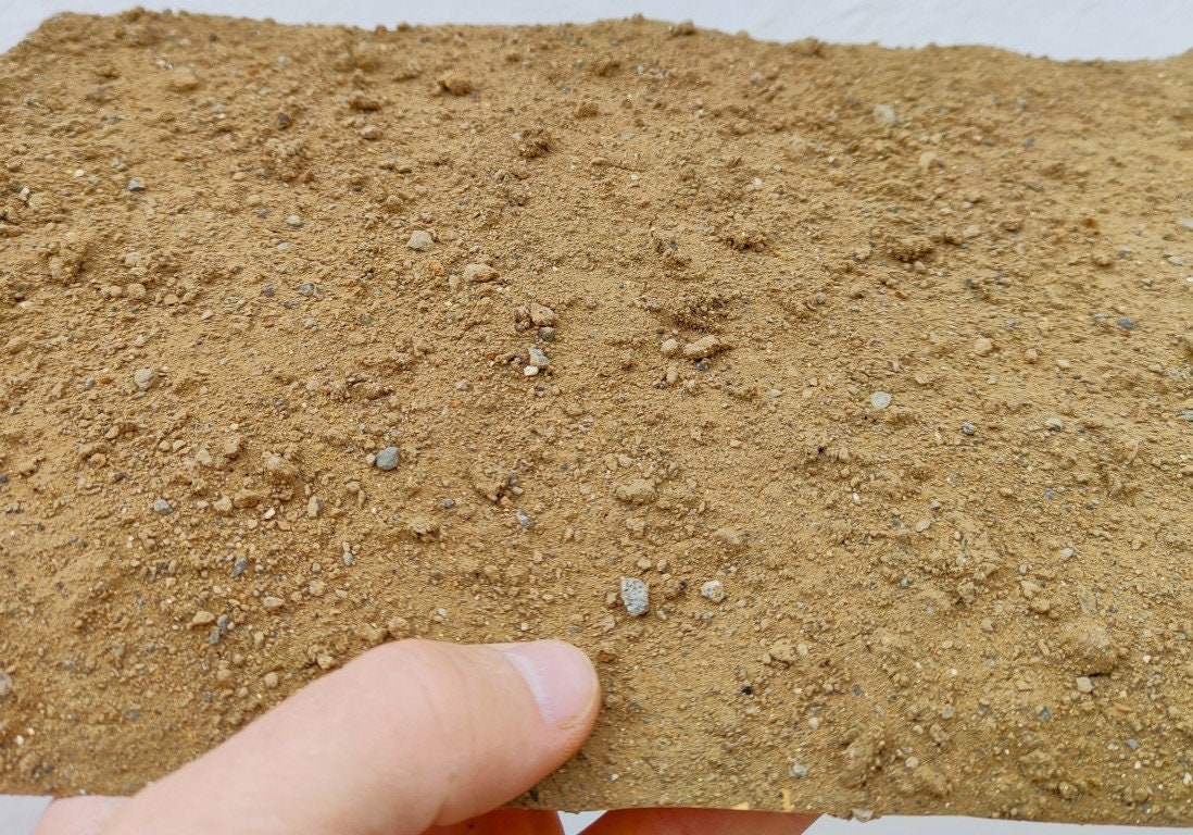 Ready-to-use Base of Soil and Crushed Stone Approximately 21×30 Cm ...