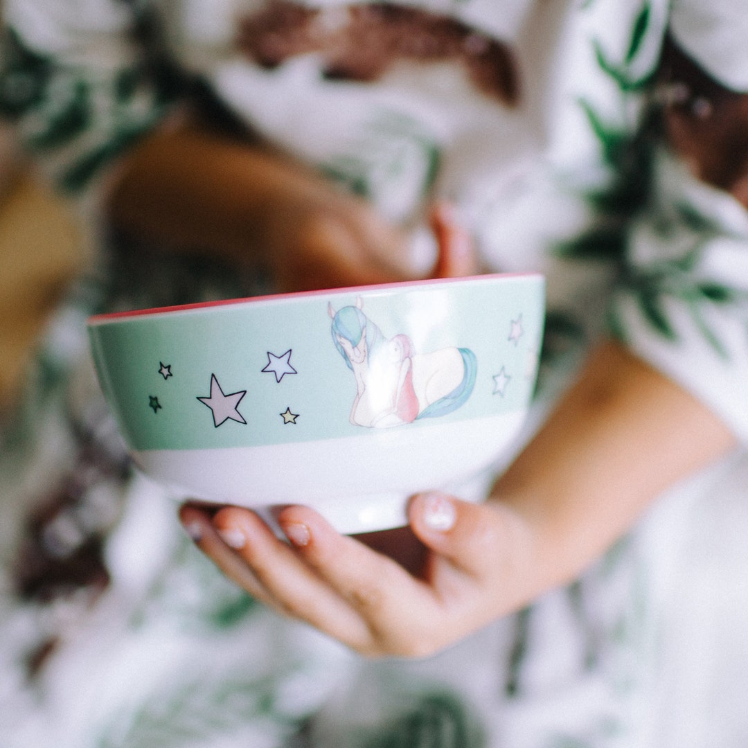 Illustrated Kids Small Bowl, Melamine Kids Bowl, Dinnerware Bowl for ...