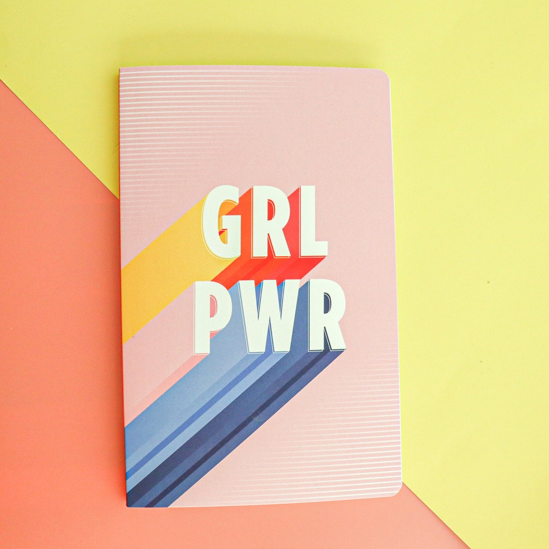 Girl Power Inspirational Lined Notebook Inspirational Notebook Goals ...