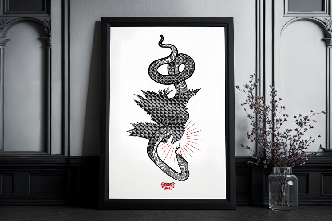 Choke Print - Etsy