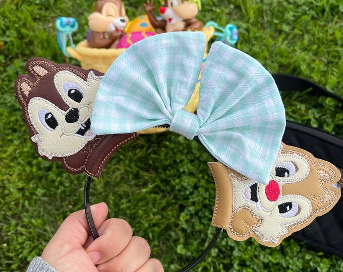 Chipmunk Ears Red, Blue, or Green Hat, or Tail Birthday Party Favors ...