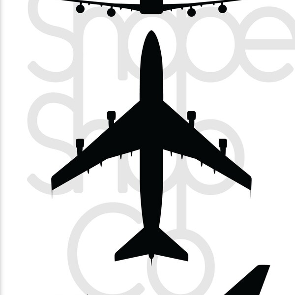 Boeing 747 Svg - Etsy