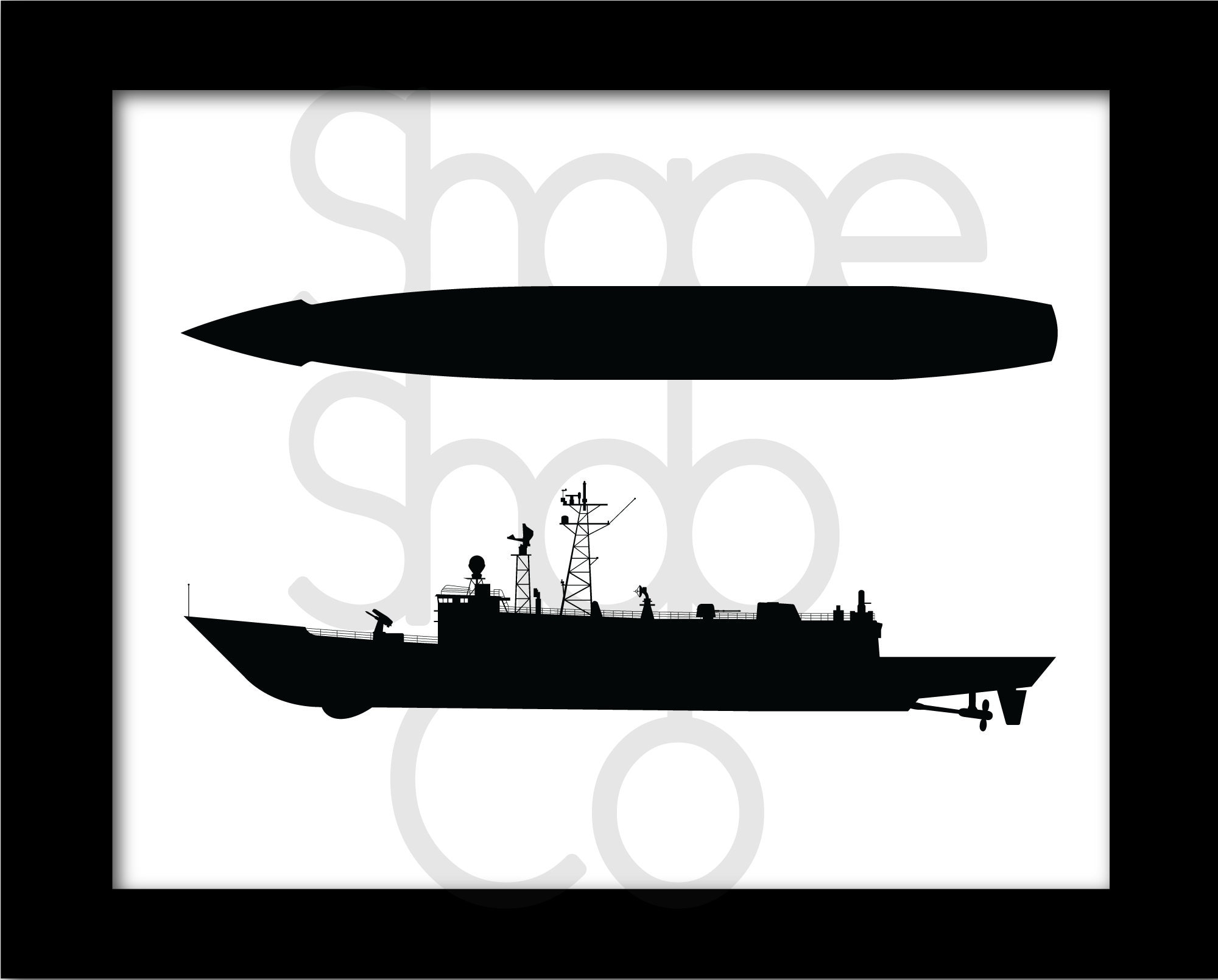 Oliver Hazard Perry-class Frigate - Etsy