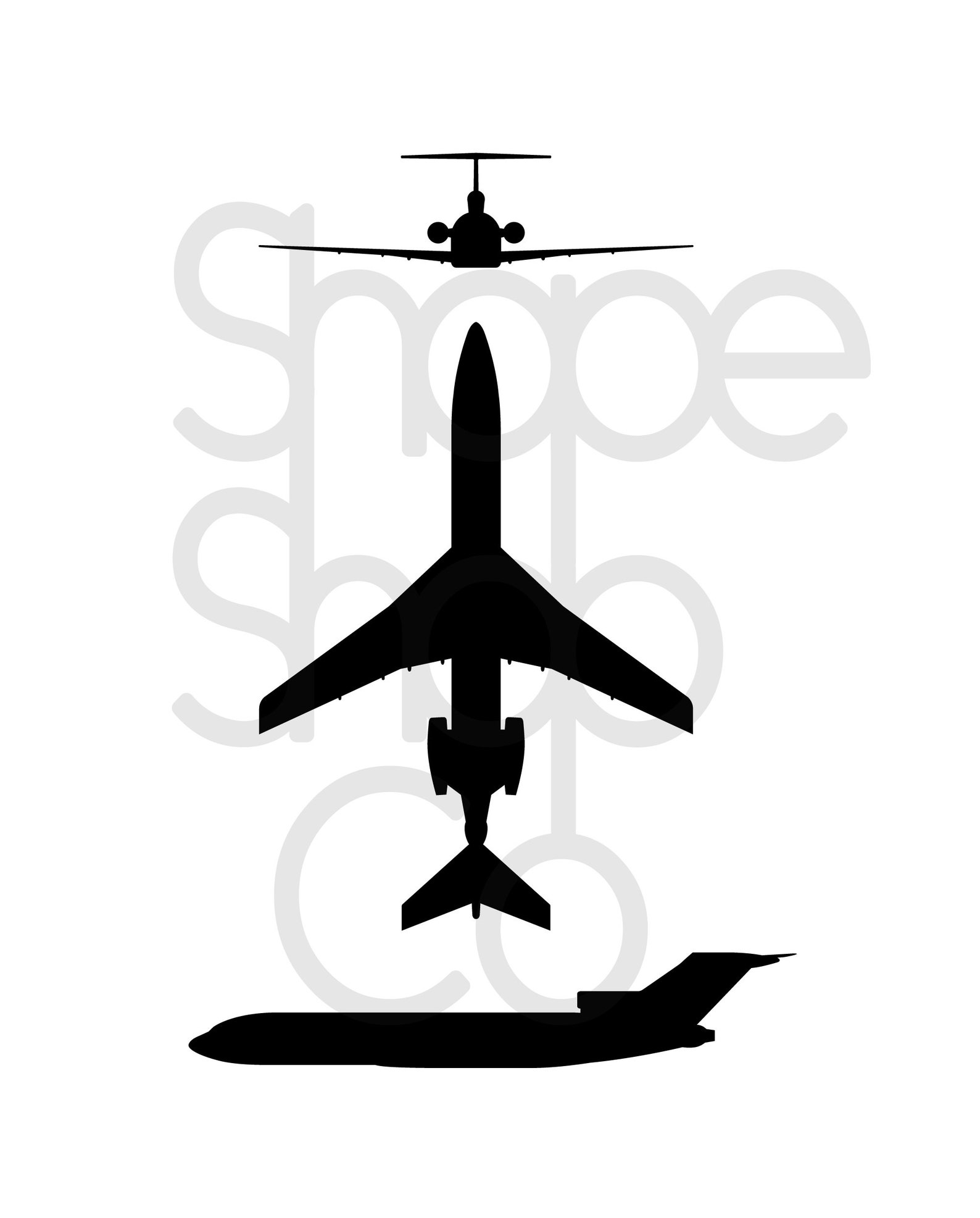 Boeing 727-200 - Etsy