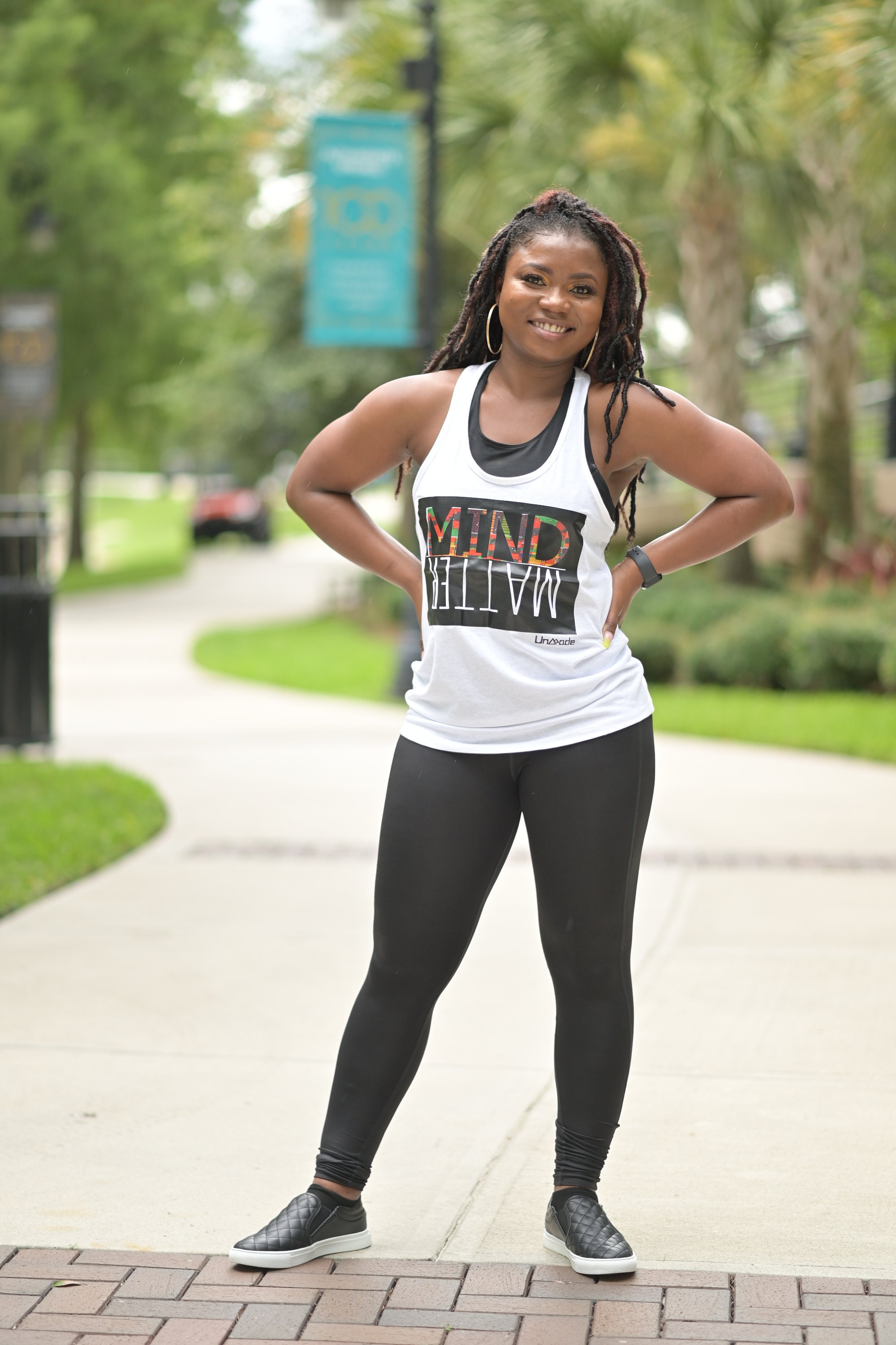 African Women Tank Top Kente Women Tank Top Mind Over Matter White Tank ...