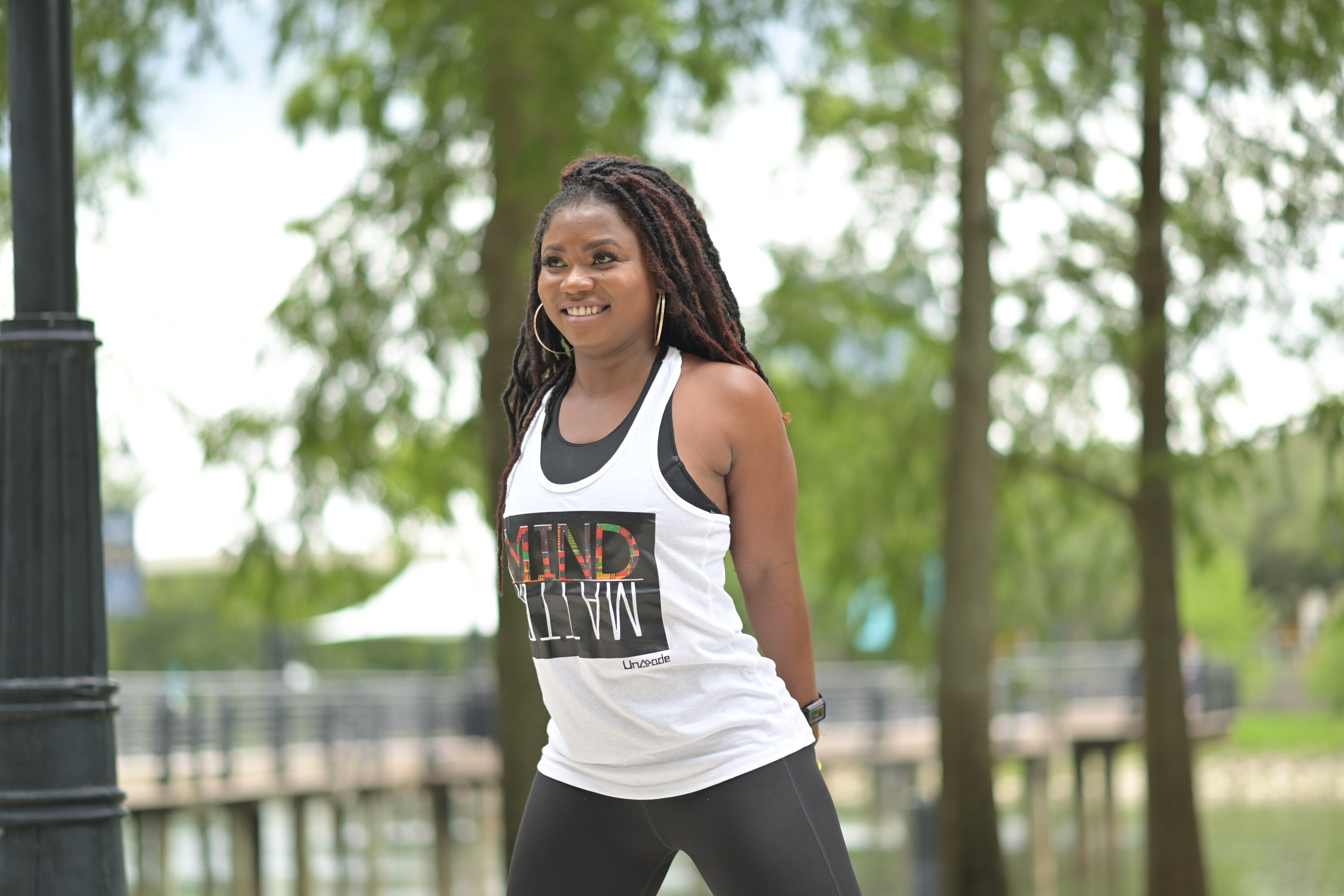 African Women Tank Top Kente Women Tank Top Mind Over Matter White Tank ...