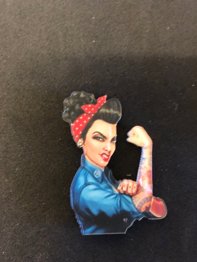 Iconic Lady Rosie the Riveter Tattoo Pin up Poster Pop Art - Etsy
