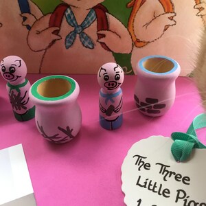 Three Little Pigs Story Props - Etsy