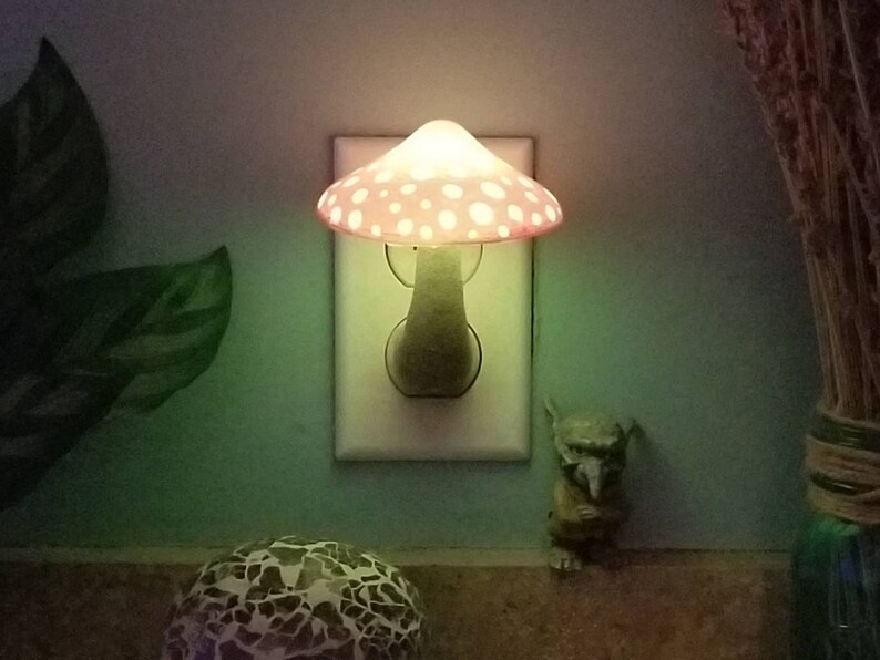 Magical Mushroom Night Light Toadstool - Etsy