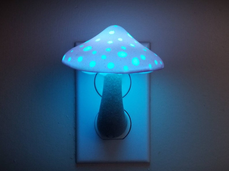 Magical Mushroom Night Light Toadstool - Etsy