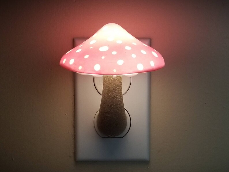 Magical Mushroom Night Light Toadstool - Etsy