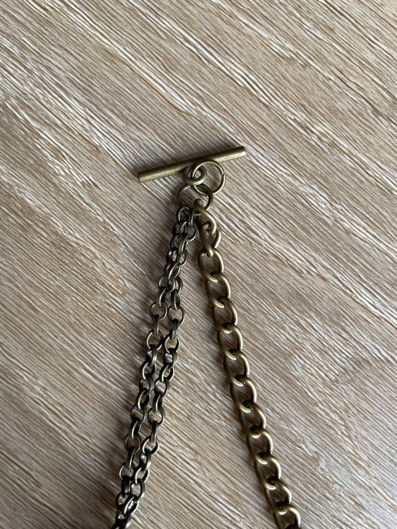 English Three Pence Pocket Watch Chain - Etsy