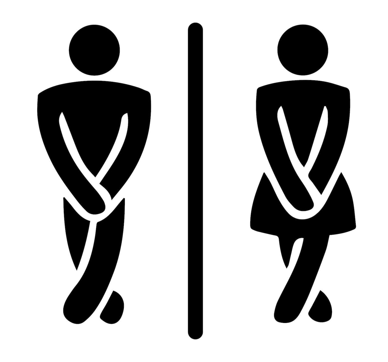 Potty Dance SVG Restroom Sign Home Decor Sign Bathroom | Etsy