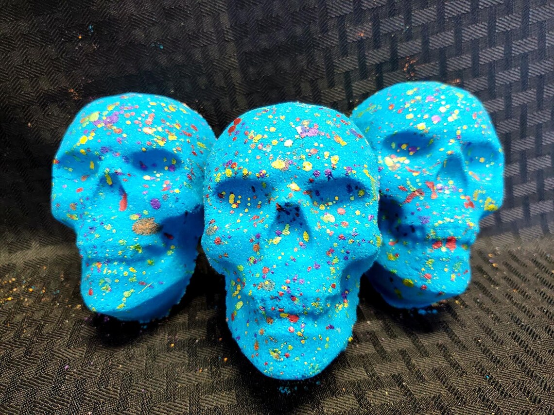 Confetti Skull Bath Bomb - Etsy