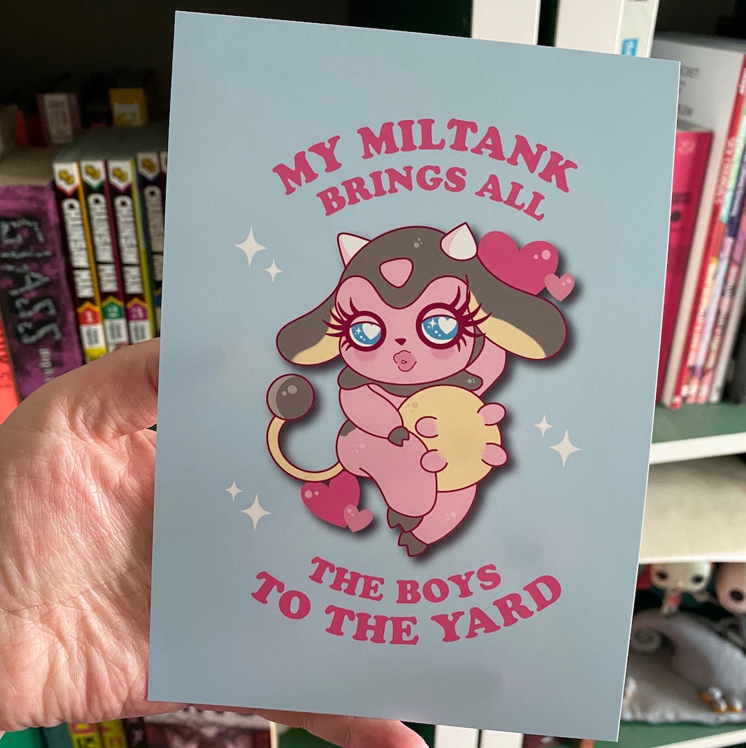 Milkshake Cow Glossy Mini Prints - Etsy