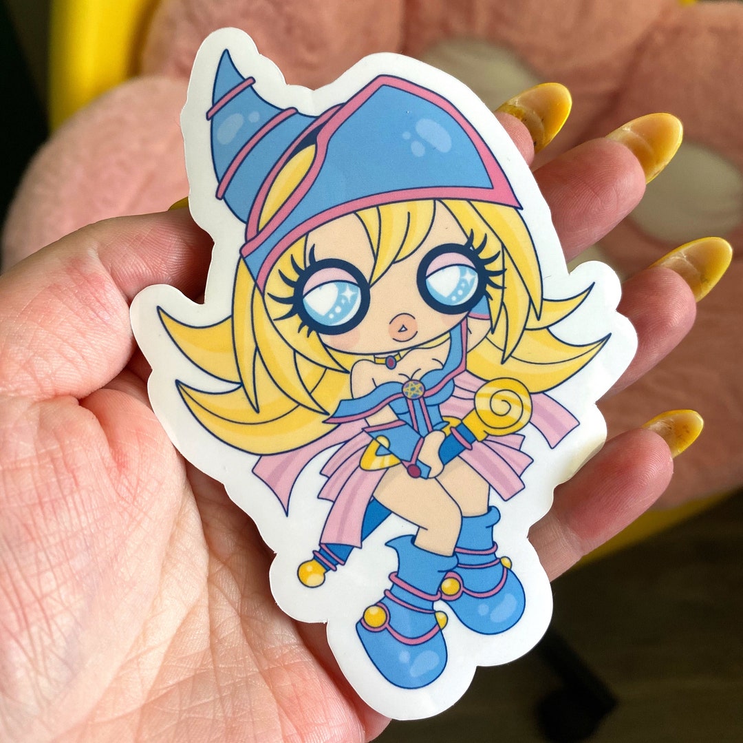 Magician Card Girl Glossy Vinyl Sticker - Etsy