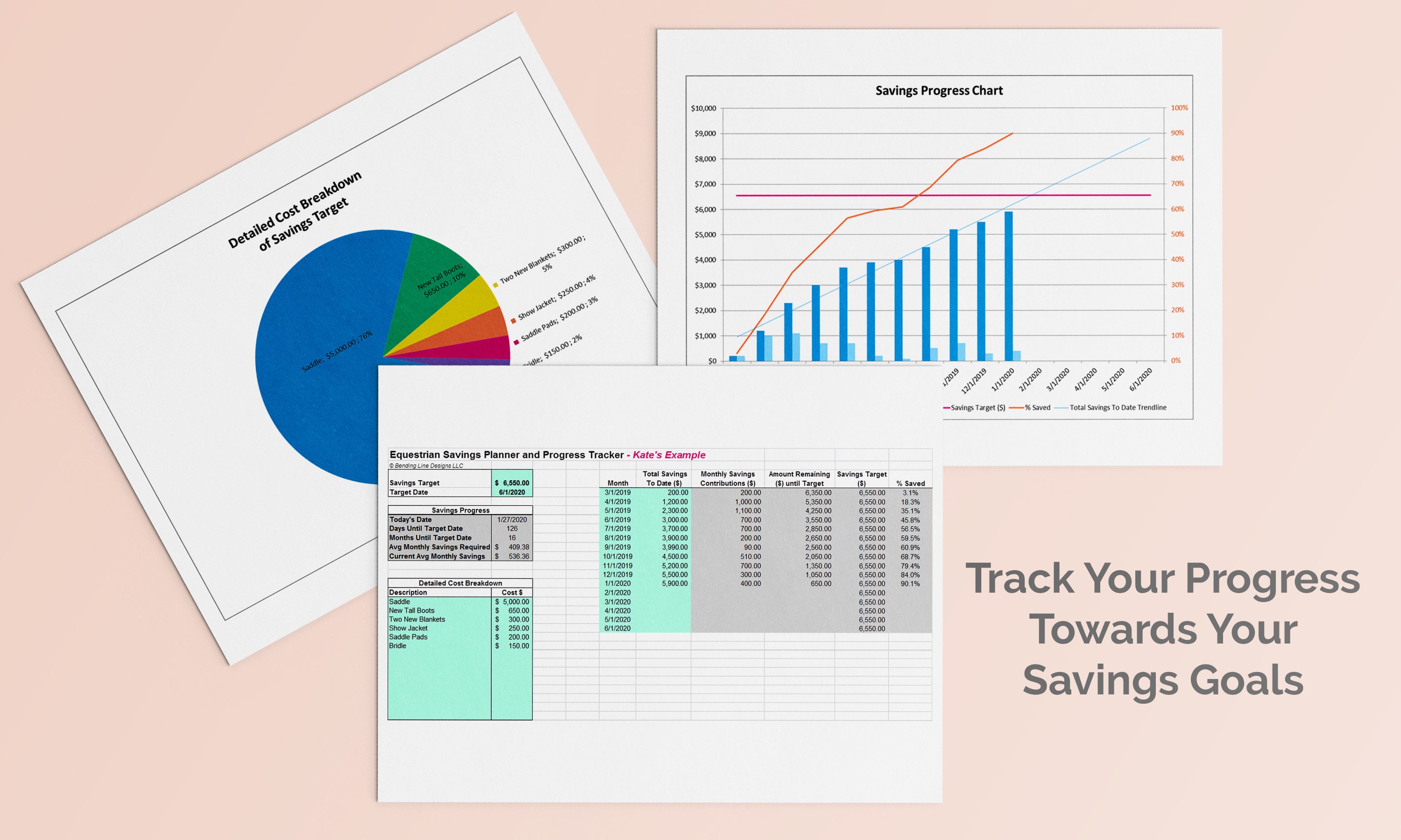 Equestrian Budget and Savings Planner - Etsy