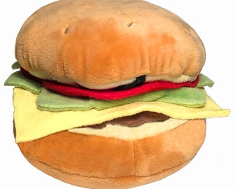 Hamburger Dog Toy - Etsy
