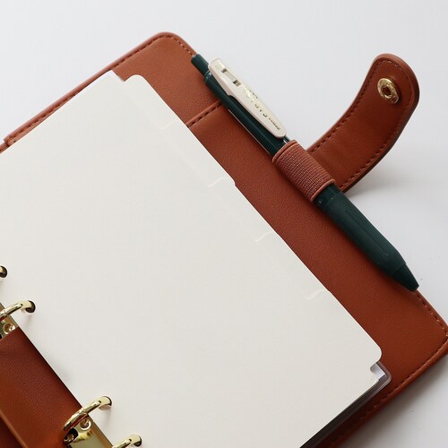 Black Planner Dividers Personal A5 6 Rings Planner Divider - Etsy