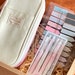 Back to School Pink Stationery Bundle for Girl Pencil Case Pen Set for ...