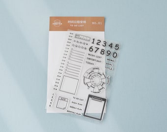 Habit Tracker Stamp, Planner Stamp, to Do List, Routine List, Weekly ...