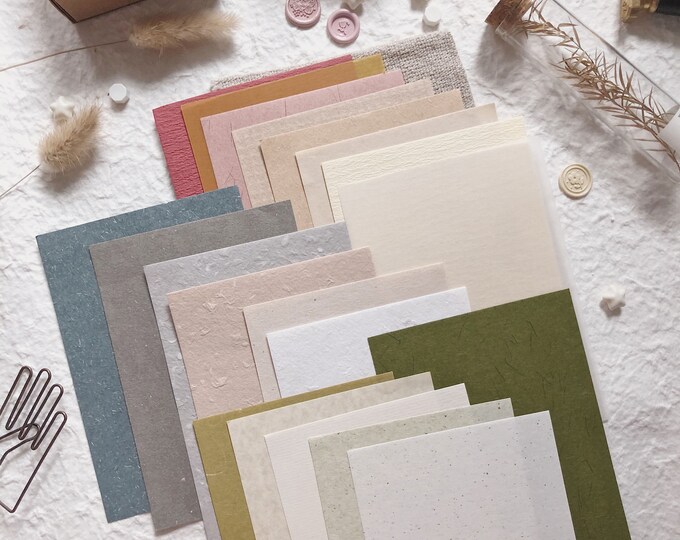 20pcs A6 Mixed Special Paper Collection Assorted Paper - Etsy