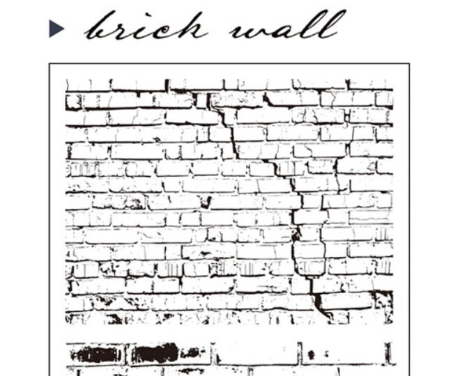 Brick Wall Rubber Stamp Scrapbooking Stamp Planner Stamp - Etsy
