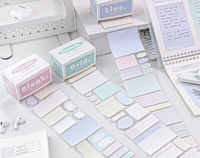 Pull Out Sticky Notes Tape | | Office Study School Planner Supplies - Etsy