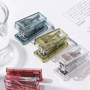 Transparent Stapler Set | Portable Mini Small Stapler | Office Home ...