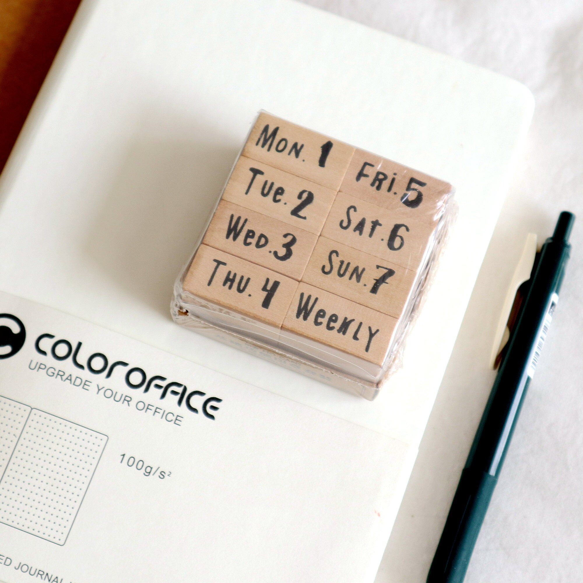 Week Rubber Stamp Wooden Stamp Set Scrapbooking Stamp - Etsy