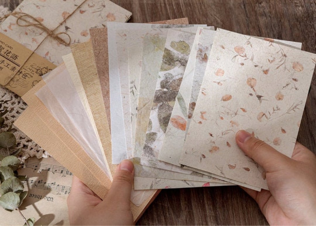 30pcs Mixed Special Paper Collection Assorted Paper Vintage Texture ...