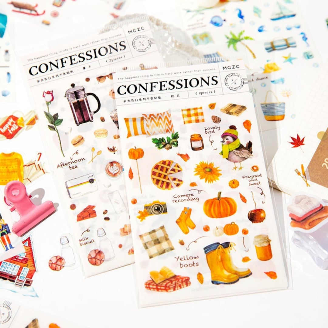 Four Seasons Sticker Pack / Stickers / Planner Sticker Set / Junk ...