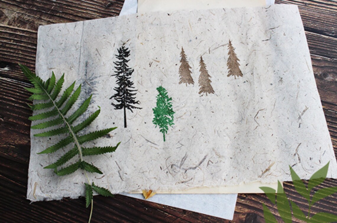 Tree Silicone Stamp Transparent Clear Stamp Set - Etsy