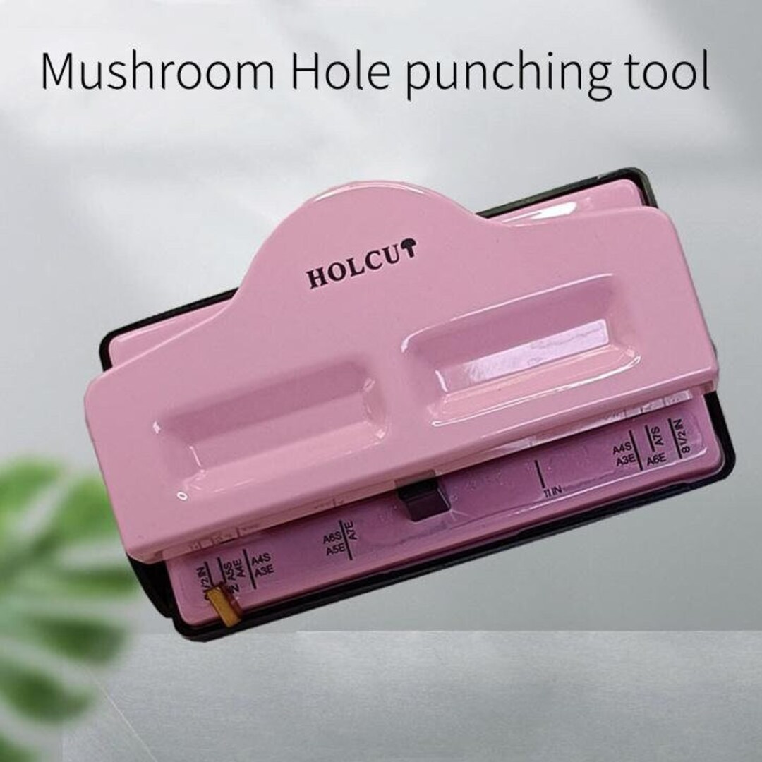 4 Hole Mushroom Holes Puncher | Disc-bound Mushroom Holes | Notebook ...