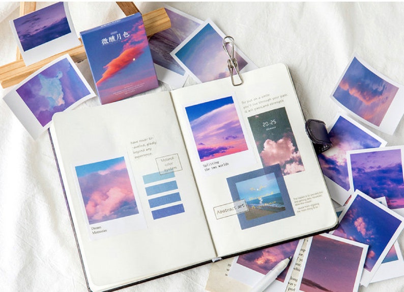 Romantic Scenery Stickers Planner Sticker Kit Junk Journal - Etsy