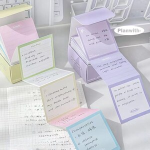 Colorful Folded Notepad | Box-packed Folded Notepad | Office Study ...